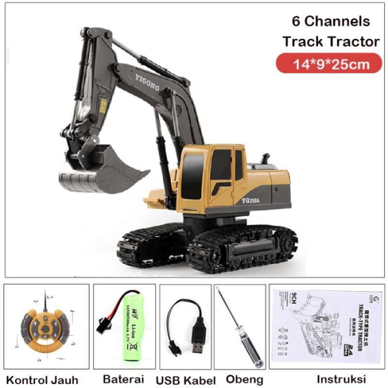 Promo Mainan Excavator Remote Control Besar Mobil Ekskavator Rc ...