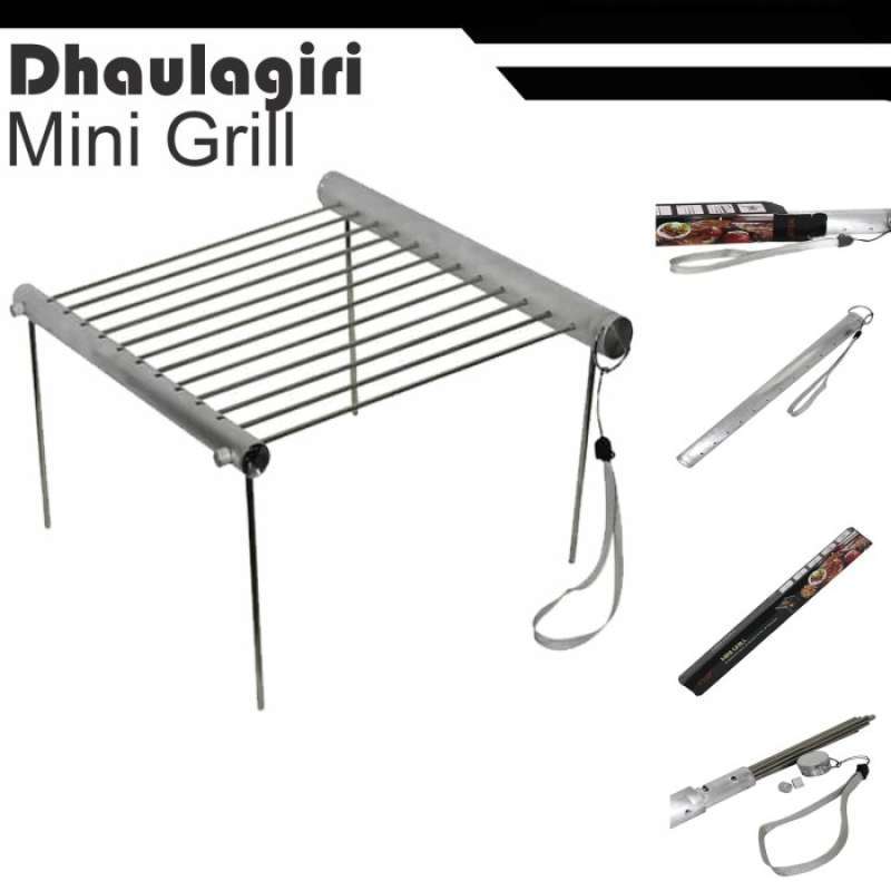 Promo DHAULAGIRI Folding Mini Barbecue Grill Alat Panggang Camping ...