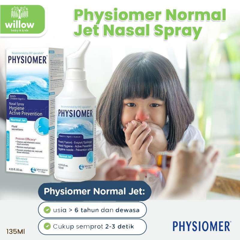 Jual Physiomer Normal Jet Nasal Spray 135ml Di Seller Willow Baby Shop ...