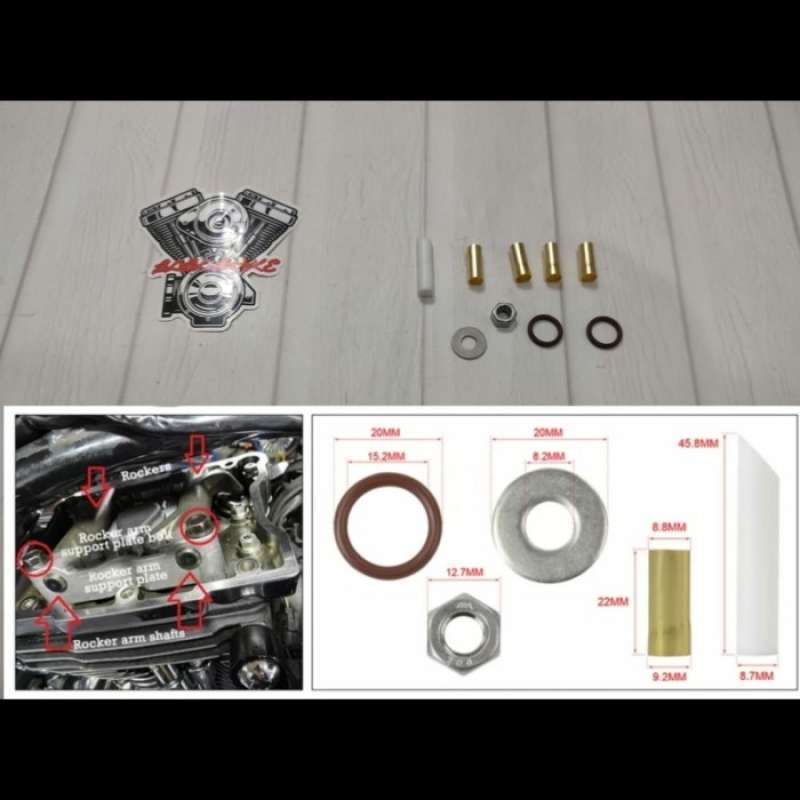 Jual Rocker Arm Shaft Lockers Bushing Kit Harley Twin Cam di Seller ...