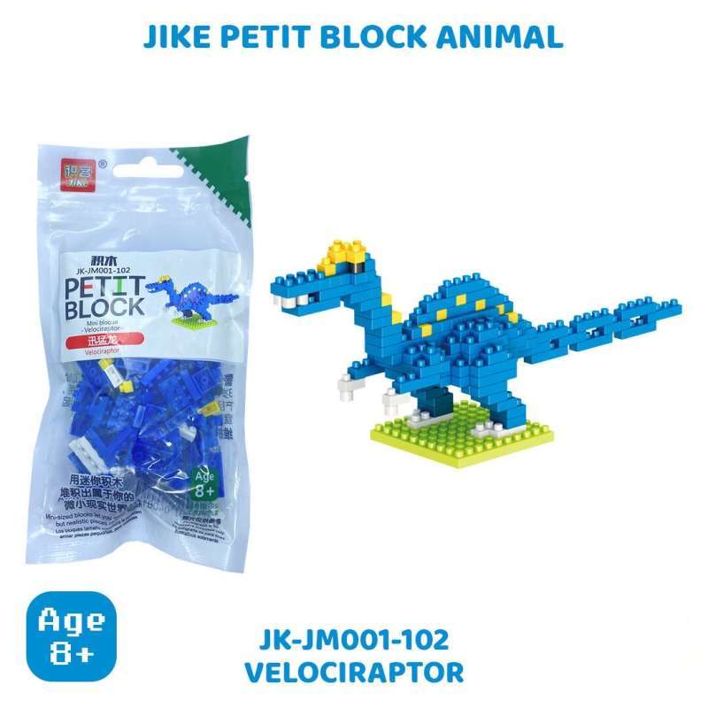 Jual Jike Petit Block Mini Building Block Dinosaurs Series di Seller ...