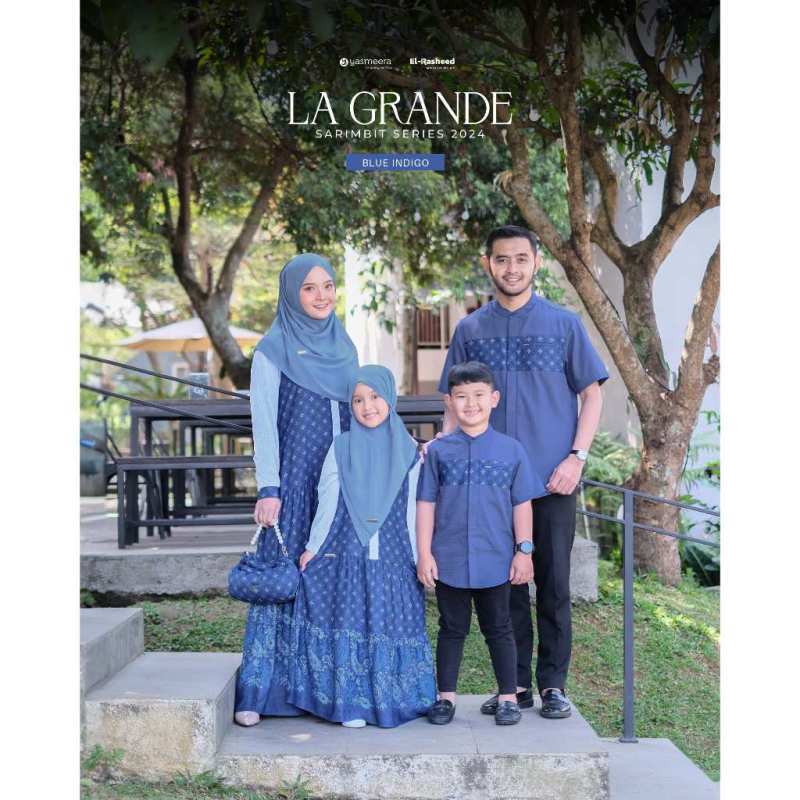 Jual Sarimbit 2024 La Grande - Blue Indigo Di Seller Yasmeera Official ...