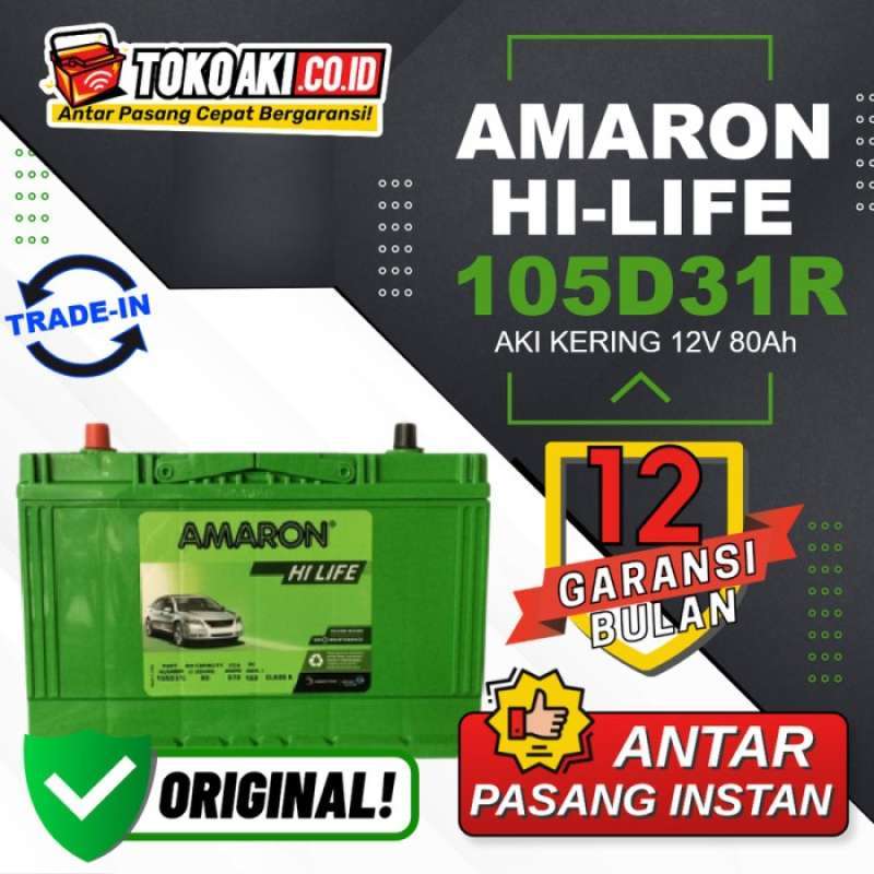 Promo Aki Mobil Mitsubishi Pajero Sport Nx120-7l / 105d31l Amaron Hi ...