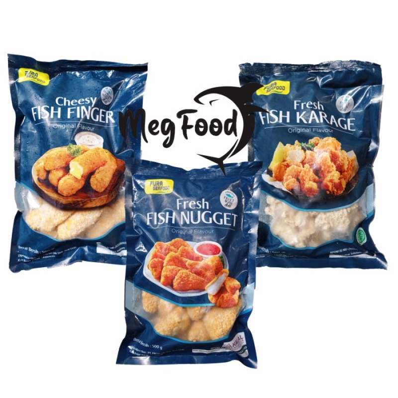 Jual Fura Seafood Fish Nugget | Karage | Cheesy Fish Finger 500g di ...