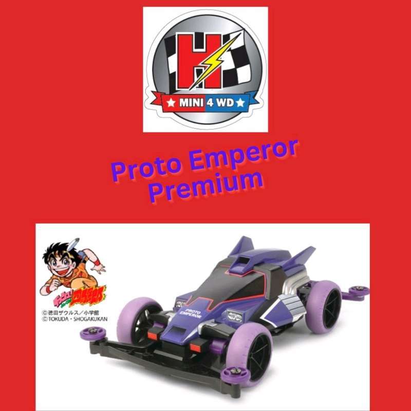 Jual Tamiya Mini 4WD Dash X1 Proto Emperor Premium, Super-II Chassis ...