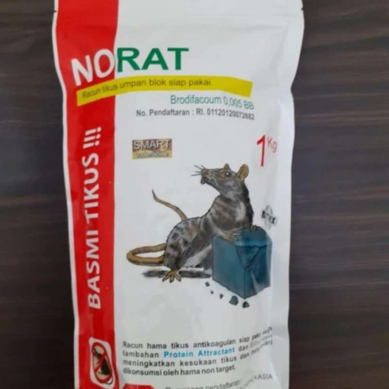 Promo NORAT BRODIFACOUM KEMASAN 1KG RACUN TIKUS Diskon 33% di Seller ...