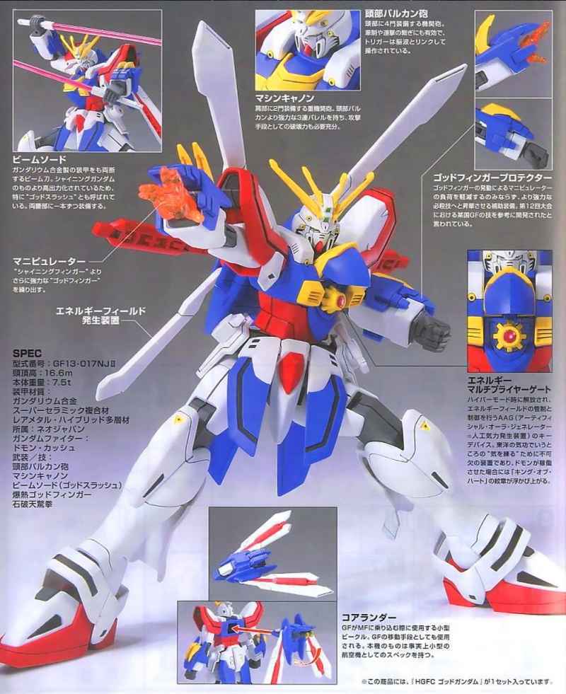 Jual Hgfc God G Gundam Neo Japan Mobile Fighter Di Seller Hobtoys ...