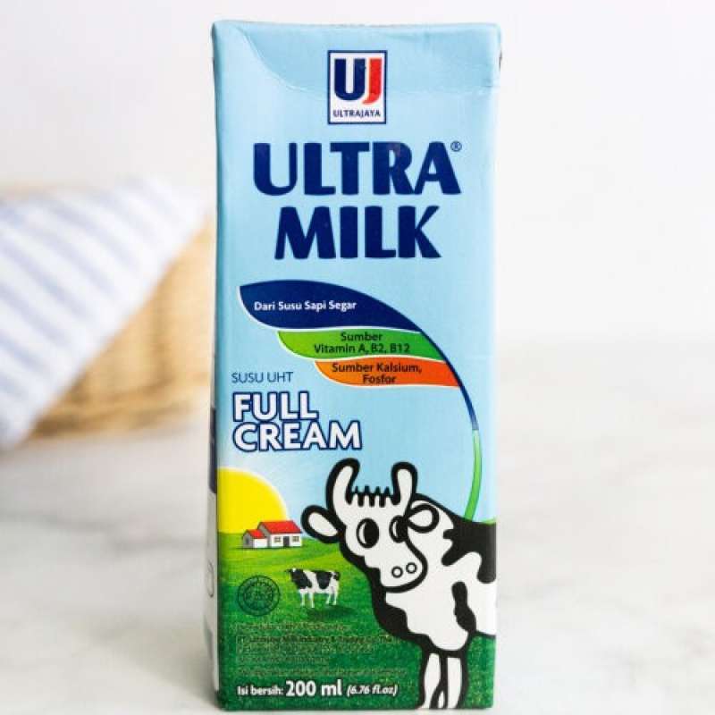 Jual Ultra Milk UHT Full Cream 200 ml Sayurbox di Seller Supermart ...