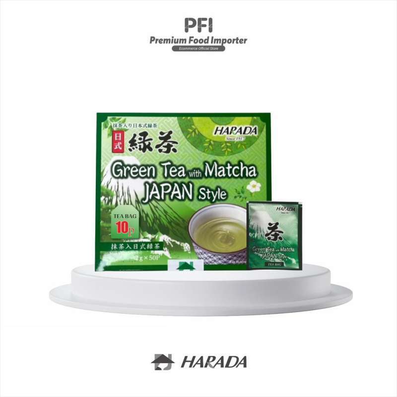 Jual Harada Green Tea With Matcha Japan Style Box - 10 Sachet Di Seller ...
