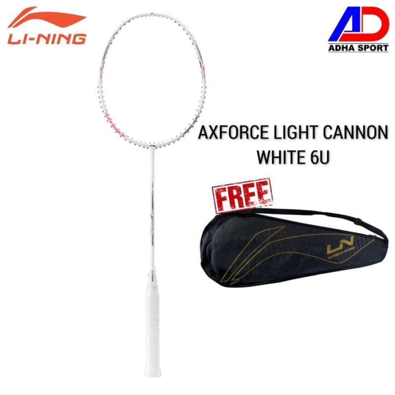 Promo Raket Lining Axforce Cannon White 6u G6 Raket Badminton ...