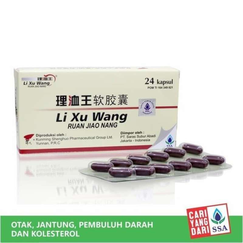 Jual Li Xu Wang 24 Capsule Obat Kolesterol Jantung Dan Sirkulasi Darah ...