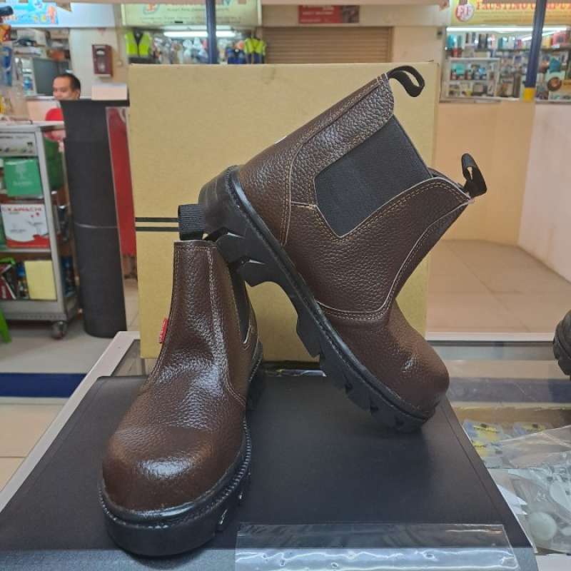 Promo Sepatu Safety Tinggi Proyek/ Sepatu Safety Proyek Depan Baja ...