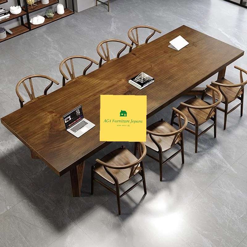 Jual Meja Rapat Minimalis Klasik Full Kayu Jati 8 Kursi Di Seller Ag4 ...