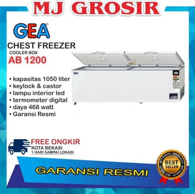 Promo Gea Ab 1200 Chest Freezer Box 1200 L Lemari Pembeku 1200 Liter ...