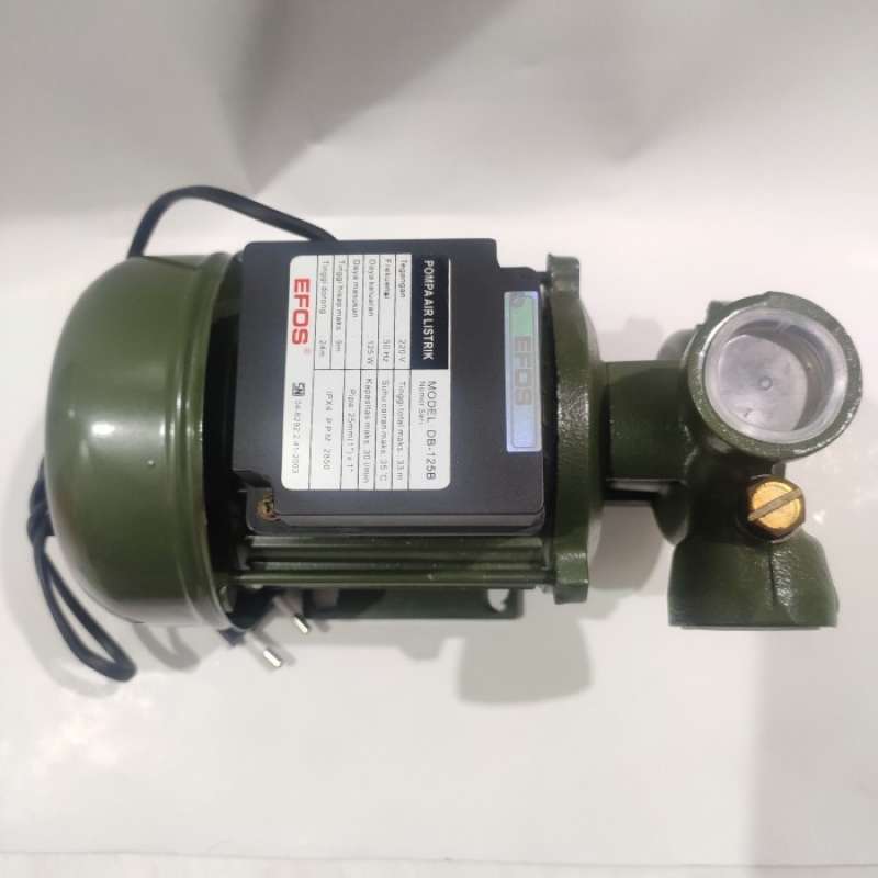 Jual Efos Db 125b Pompa Air Sumur Dangkal Semi Jet Pump Non Otomatis Set Di Seller Cobz ...