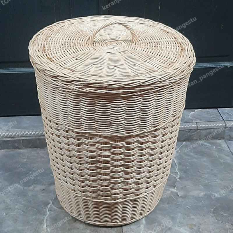 Promo keranjang laundry rotan besar Diskon 33% di Seller King Store ...