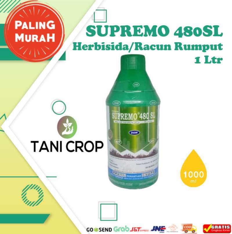 Promo Supremo 480 Sl-1 Liter - Herbisida Racun Rumput/gulma/ilalang ...