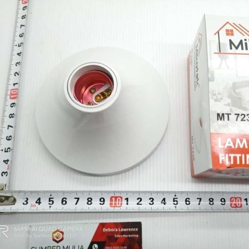 Promo Mikotek Fitting Plafon Bulat / Fitting Lampu Plafon Bulat E27 ...