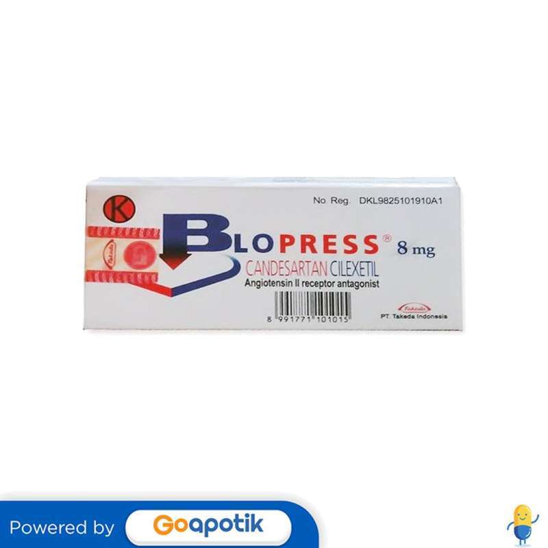 Jual Blopress 8 Mg Box 14 Tablet Di Seller Apotek Afsheen Bekasi ...