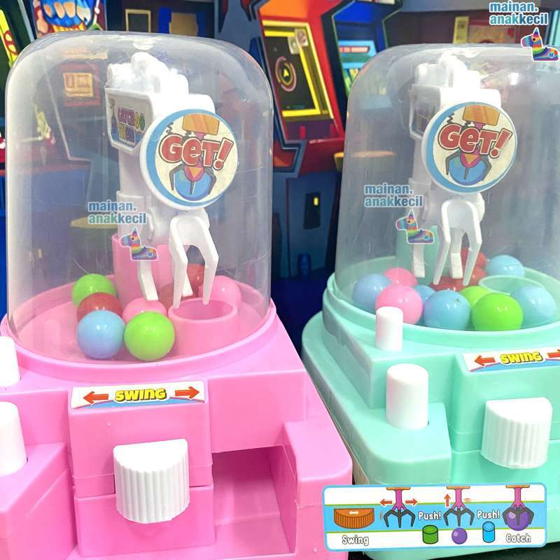 Jual Mainan Interaktif Capit Bola Ball Catcher Claw Machine Boneka ...