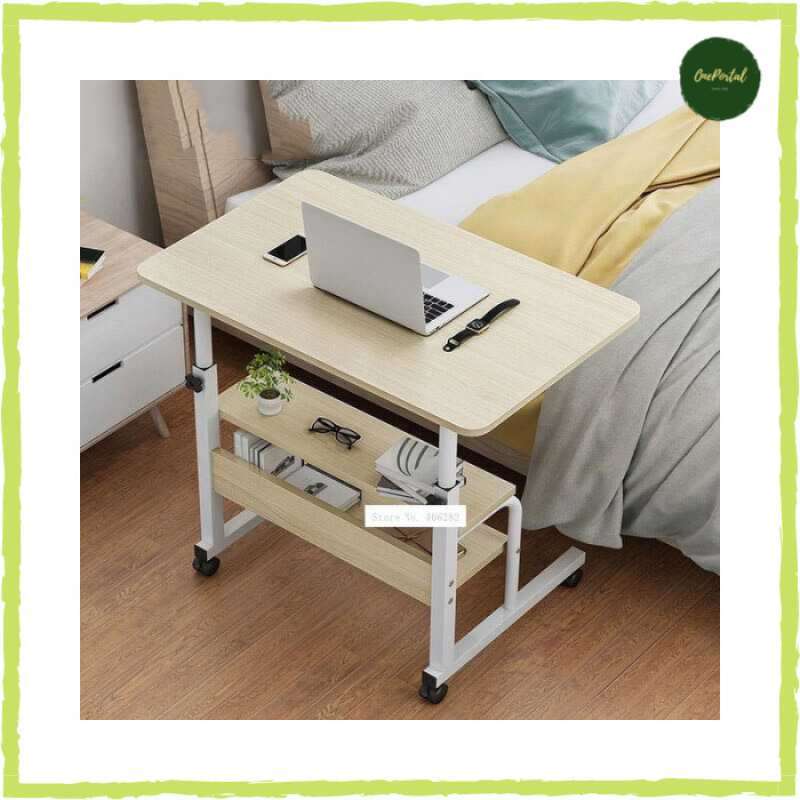 Promo Meja Laptop Roda Tiga Tingkat Adjustable Portable Laptop Wheel ...