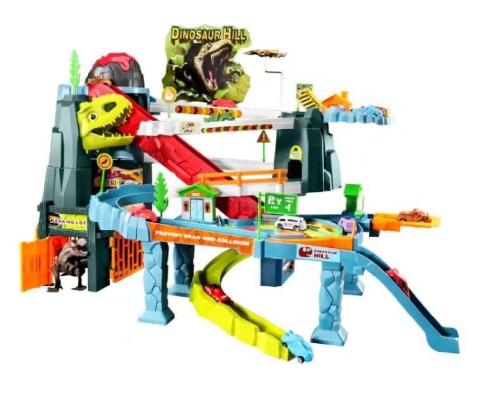 Jual Mainan Anak Dino Volcano Track Adventure, Track Parkir Gunung ...
