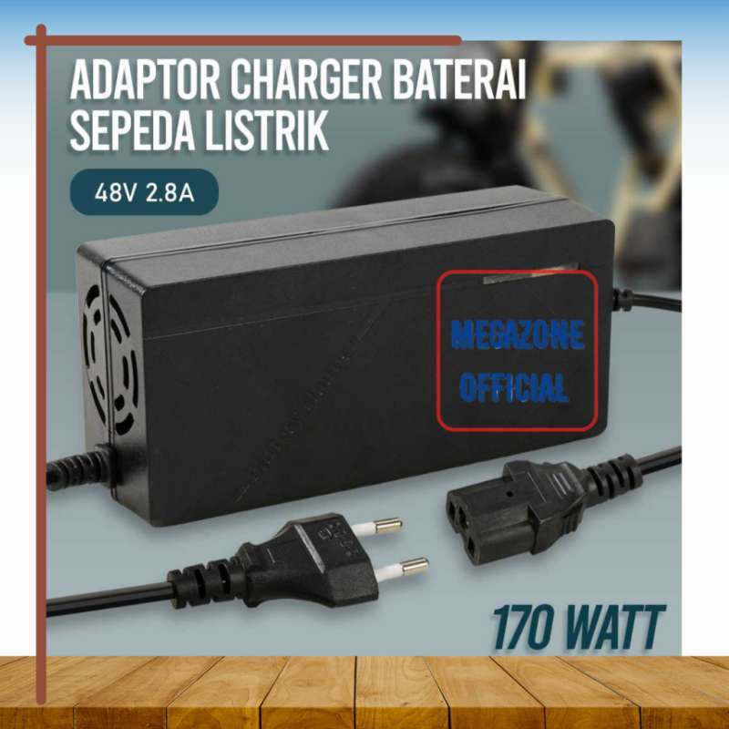 Jual Dixsg Adaptor Charger Cas Baterai Aki Skuter Sepeda Listrikviar 48 ...