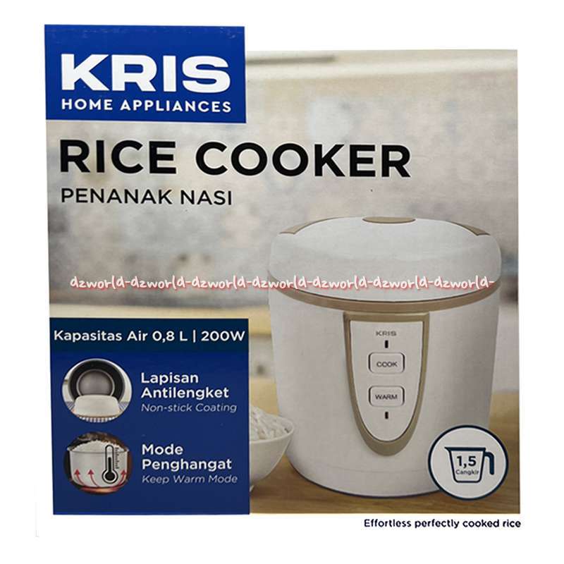 Jual Kris 0.3L Mini Rice Cooker White Penanak Nasi 0,3 L Cocok Untuk ...