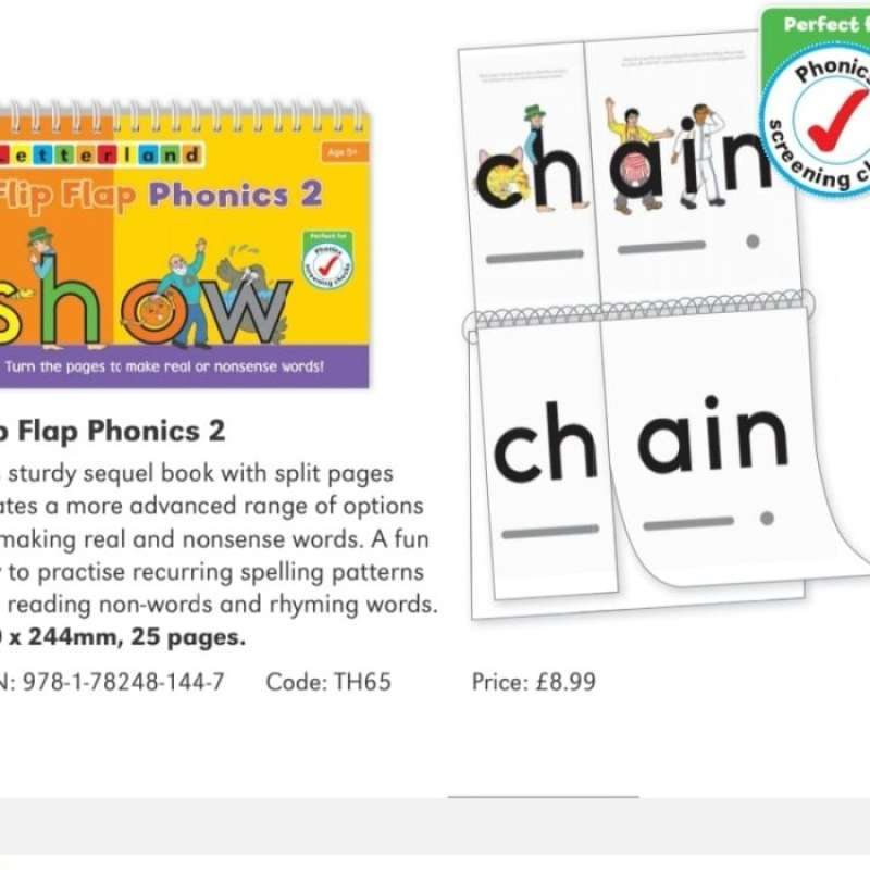 Jual Buku Pelajaran Bahasa Inggris Tk / Letterland Flip Flap Phonics 2 ...