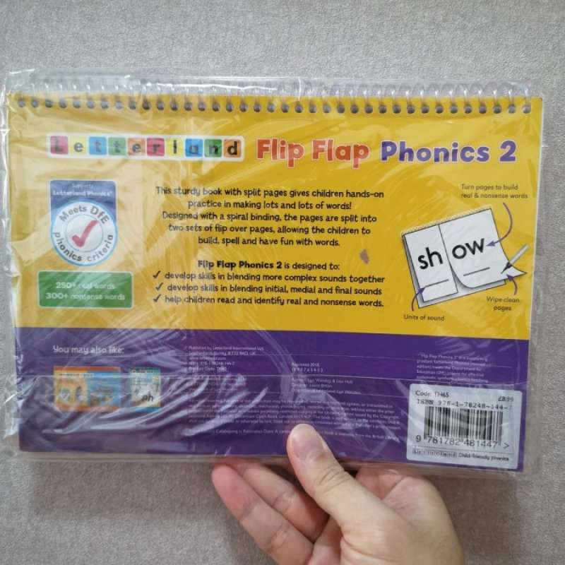 Jual Buku Pelajaran Bahasa Inggris Tk / Letterland Flip Flap Phonics 2 ...