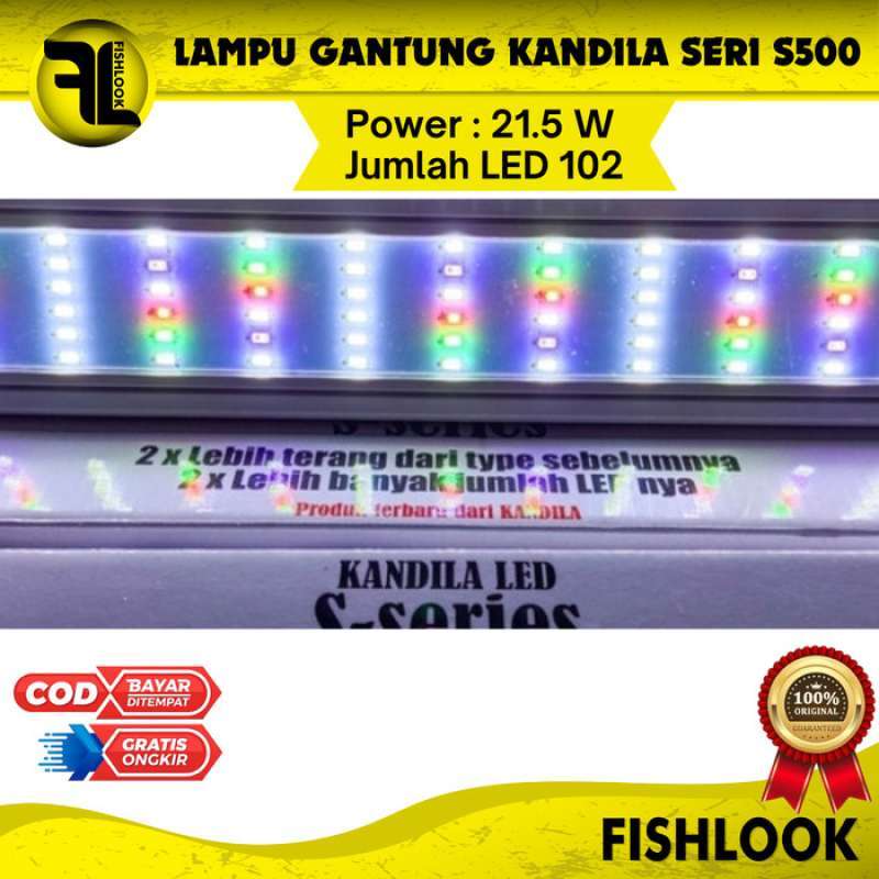 Promo Kandila S500 S500RGB S-500 RGB Lampu Aquascape LED Aquarium Gantung Diskon 33% di Seller ...
