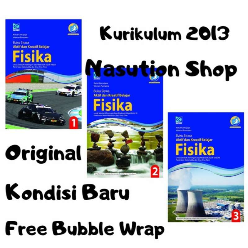 Promo Buku Siswa Aktif Fisika Kelas 1 2 3 / X XI XII SMA K13 Grafindo Diskon 26% di Seller Onic ...