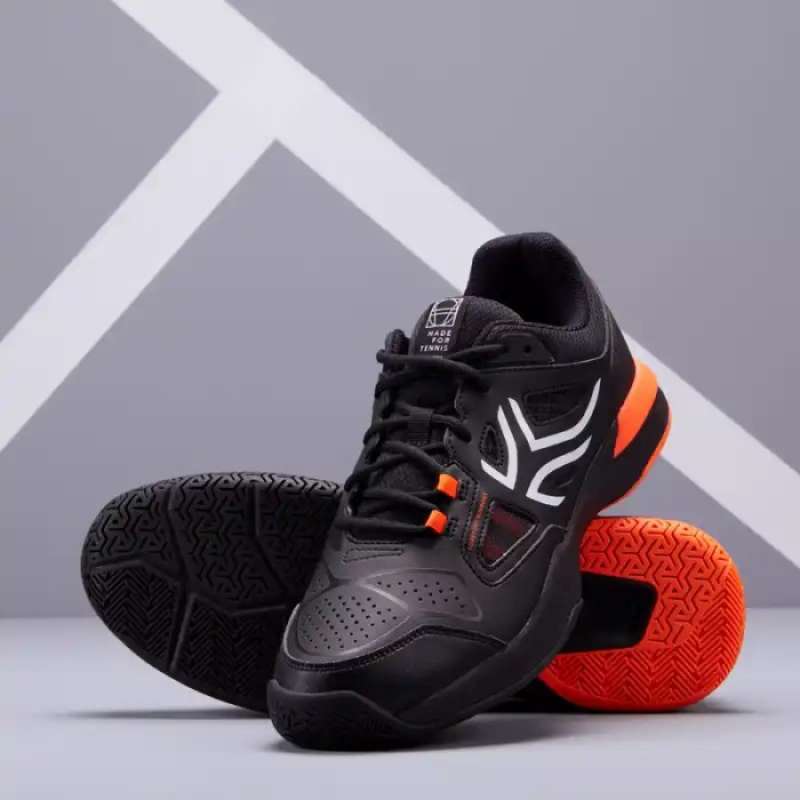 Promo Sepatu Tenis Pria Ts500 Multicourt Tennis Shoes Black Artengo ...