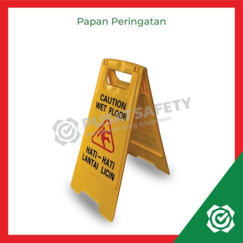 Promo Papan Peringatan Awas Lantai Licin Sign Caution Wet Floor Diskon ...