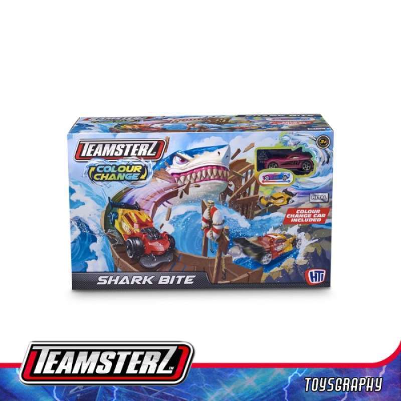 Promo Teamsterz Colour Change Shark Bite Diecast Hot Wheels Color ...