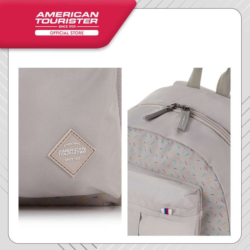 Jual American Tourister Riley Backpack 1 ASR - Grey di Seller House of ...