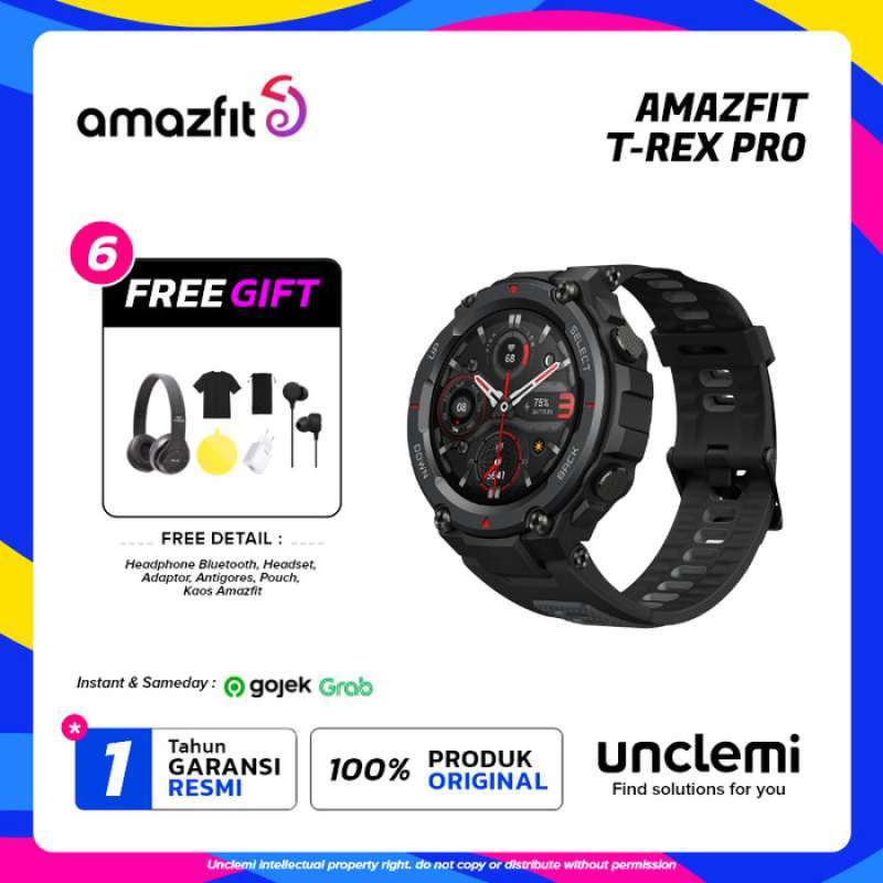 Promo Amazfit T-Rex Pro Explore Your Instinct Military Grade Trex Pro Diskon 33% di Seller Mba ...