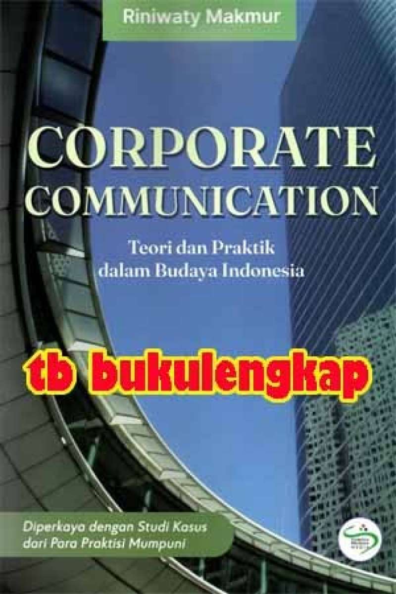 Promo Buku Corporate Communication Teori Dan Praktik Dalam Budaya ...