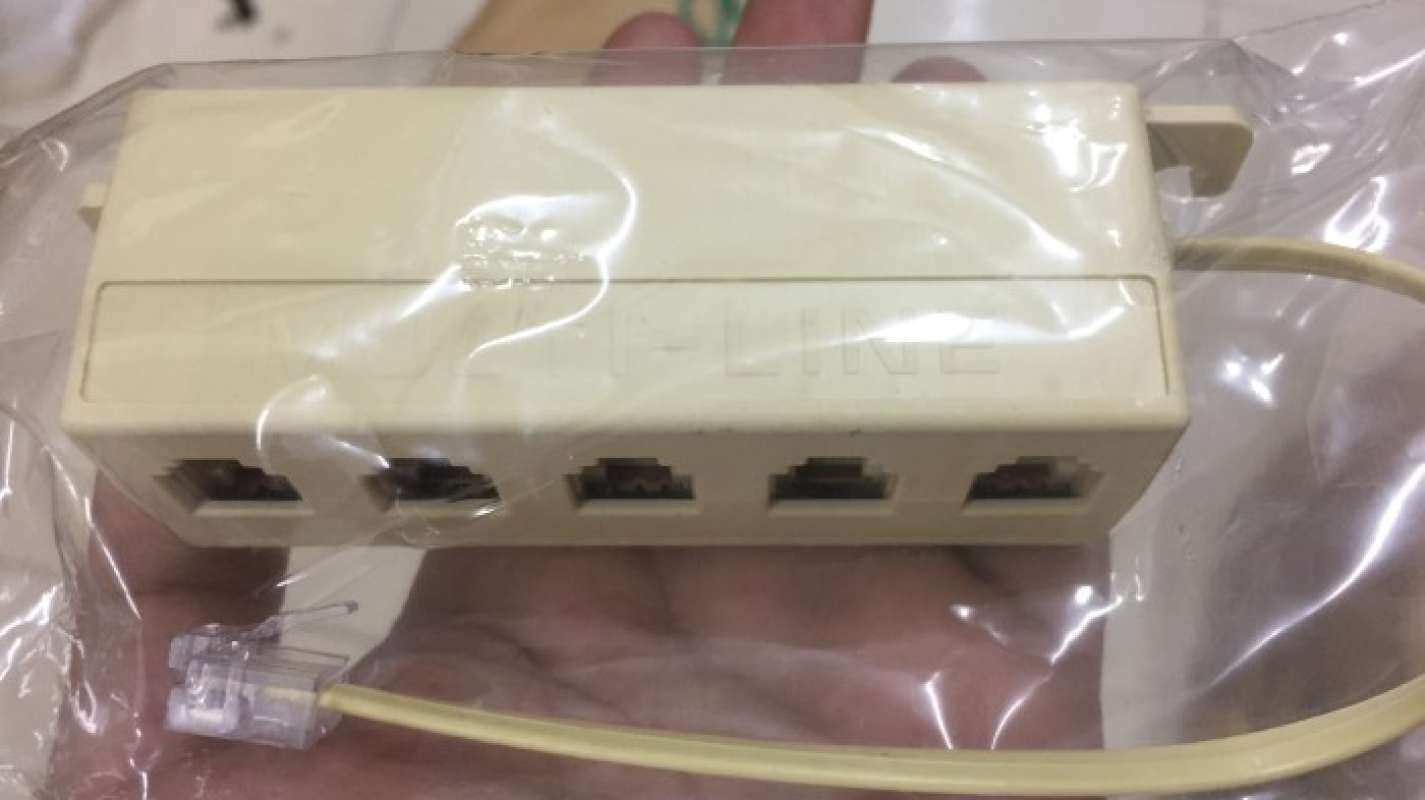 Promo Terminal Socket Cabang 5 Telepon ( 5 Cabang RJ11 ) multi line 1-5 ...