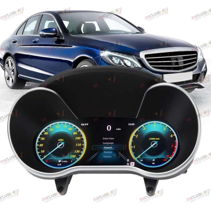 Jual Digital Cluster Speedometer Mercedes Benz W205 C200 C250 C300 (15 ...