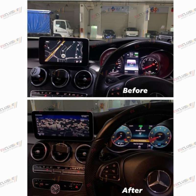 Jual Digital Cluster Speedometer Mercedes Benz W205 C200 C250 C300 (15 ...