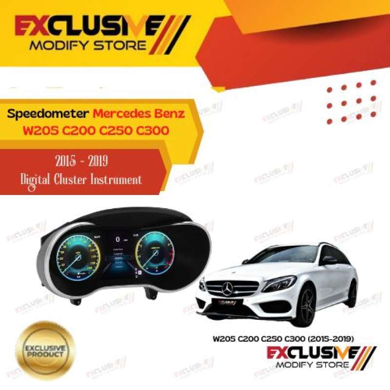 Jual Digital Cluster Speedometer Mercedes Benz W205 C200 C250 C300 (15 ...