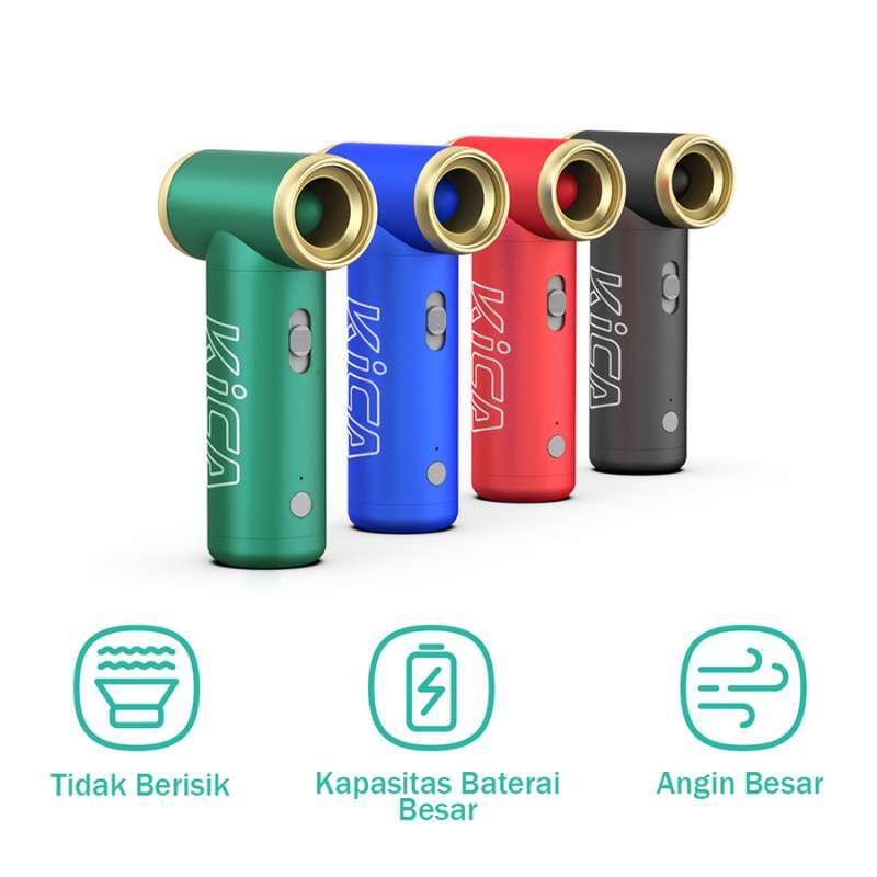 Jual Kica Jet Fan Mini Portable 2 Multifungsi Super Strong Wind I Kipas ...