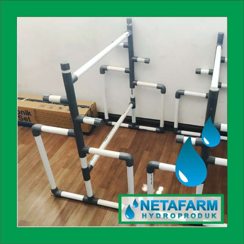 Promo Meja / Rak Pvc Untuk Pipa Hidroponik Power Diskon 33% Di Seller ...