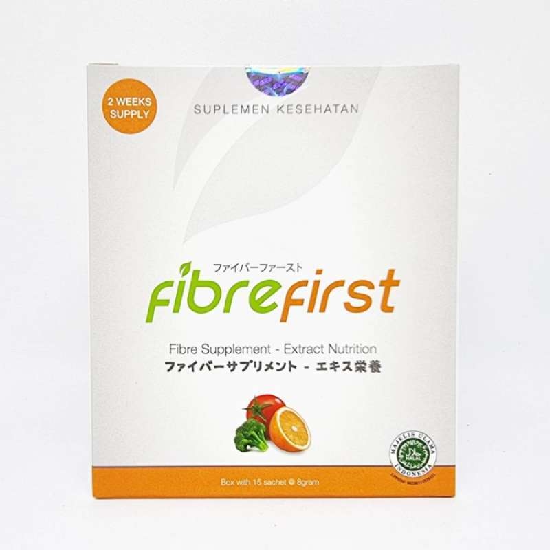 Promo Fibrefirst 15 Saset 1 Box Kotak Fiber Fibre First Serat Sachets ...