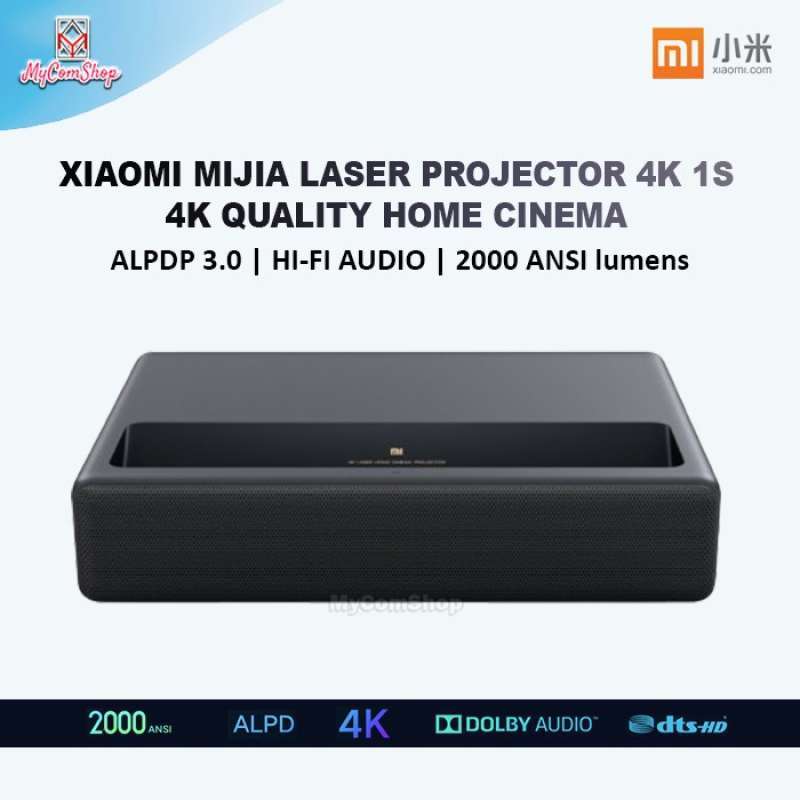 Jual Xiaomi Mijia Laser Projector 1s 4k Cinema Hi-fi Audio 2000 Ansi ...