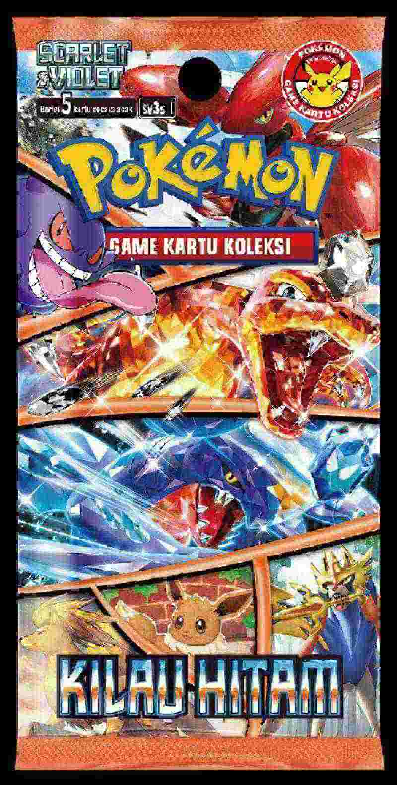 Jual Pokemon Indonesia Booster Kilau Hitam (Bundle 5Pack) di Seller TCG ...