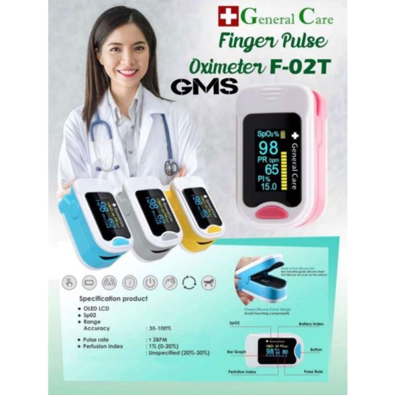 Jual Pulse oxymeter General Care With PI / Pulse Oximeter / Alat ...