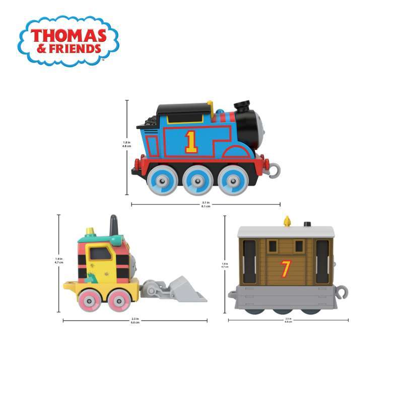 Jual Thomas & Friends Metal Engine Thomas, Sandy, Dan Toby Series ...