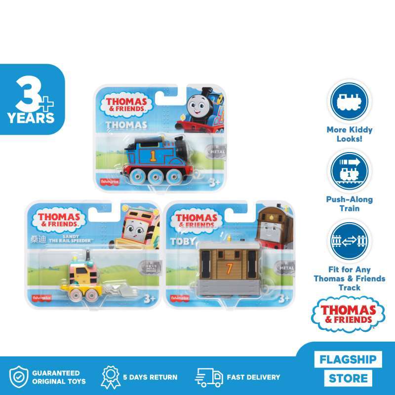 Jual Thomas & Friends Metal Engine Thomas, Sandy, Dan Toby Series ...
